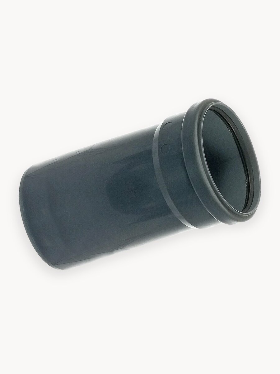 Труба канализационная внутренняя, диаметр 110х500х2.7 мм, полипропилен, Нотапласт, серая