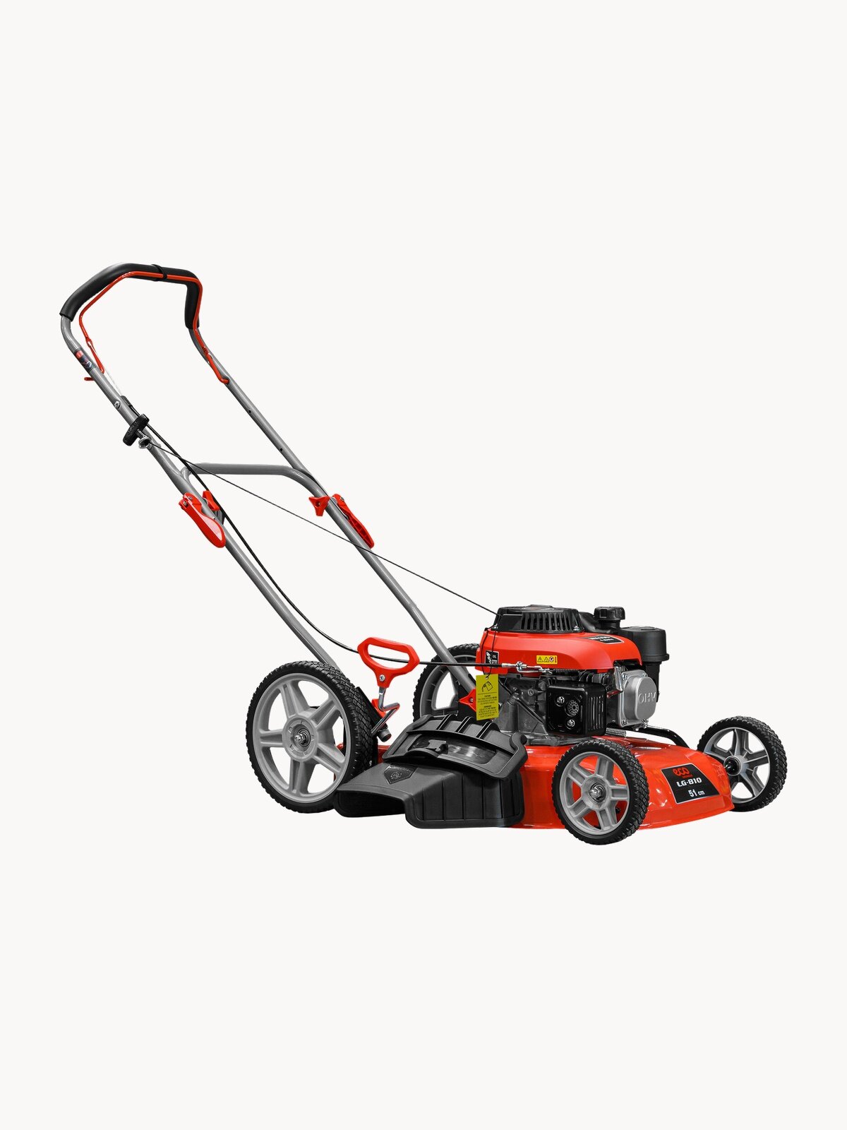 Газонокосилка бензиновая ECO LG-810 с мульчированием ручная, ширина обработки 51 см, без травосборника