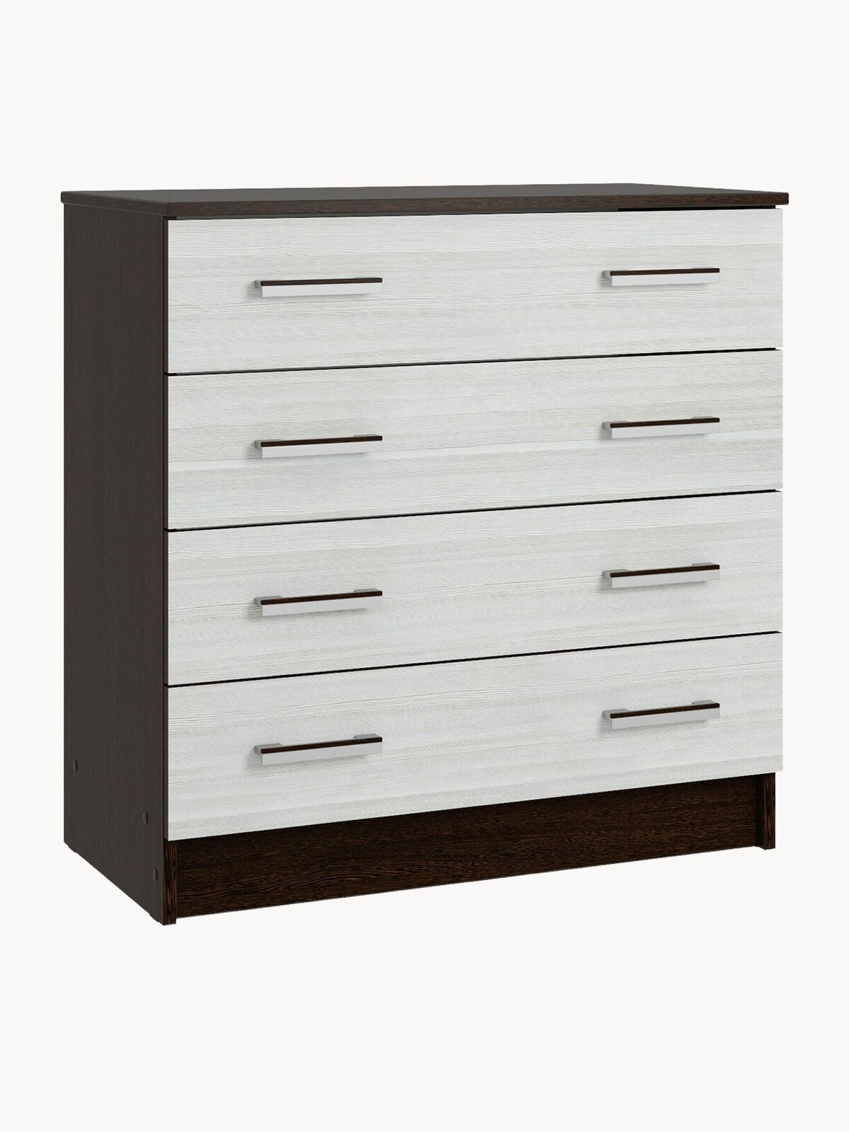 Комод для одежды и хранения вещей Прагма 1 с ящиками, 80.6х43.2х82.6 см, Венге / Лоредо