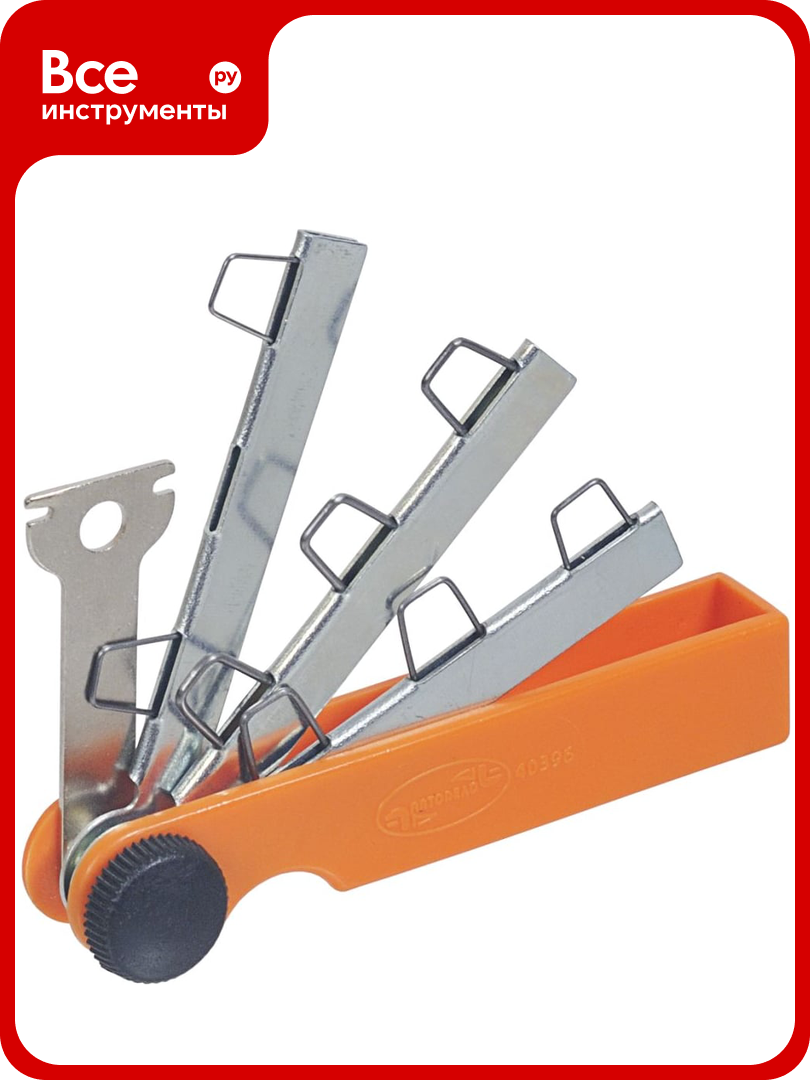 Набор щупов АвтоDело №8 зазоров свечей 0,55-1,1мм 40396 14098, 1,1 мм