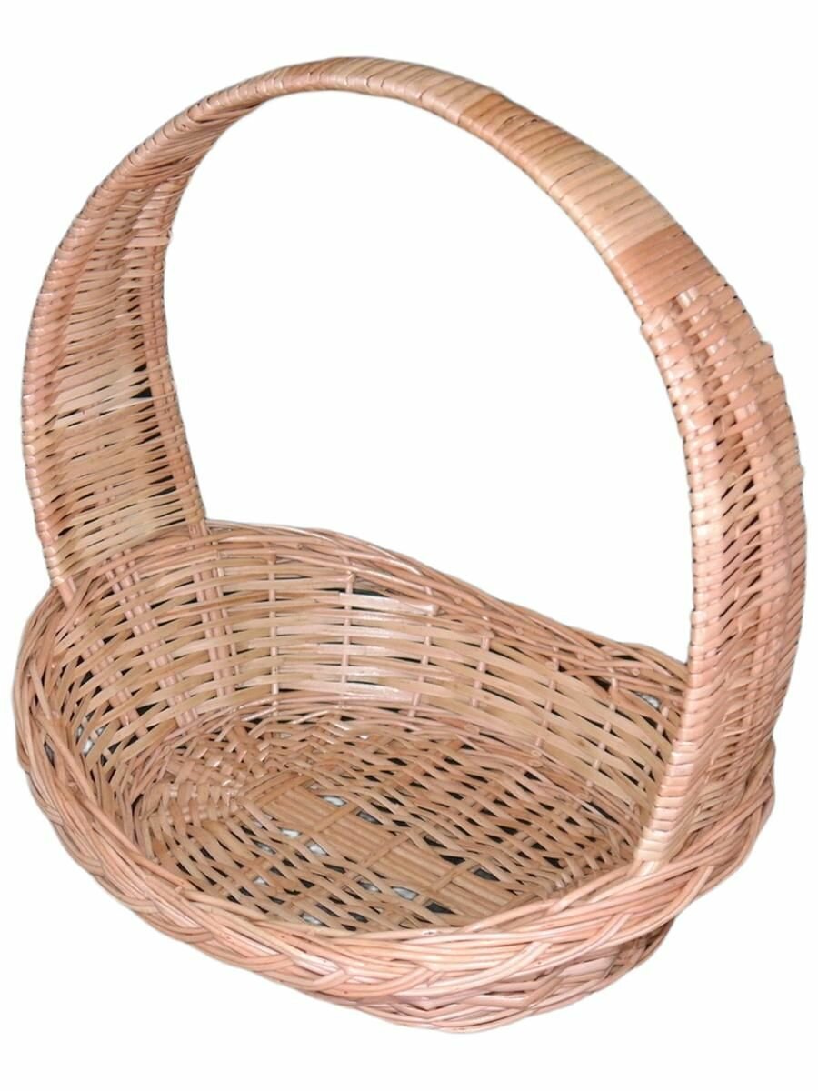 Корзина "Подарочная" на плетёном дне, пасхальная, ручное плетение из лозы