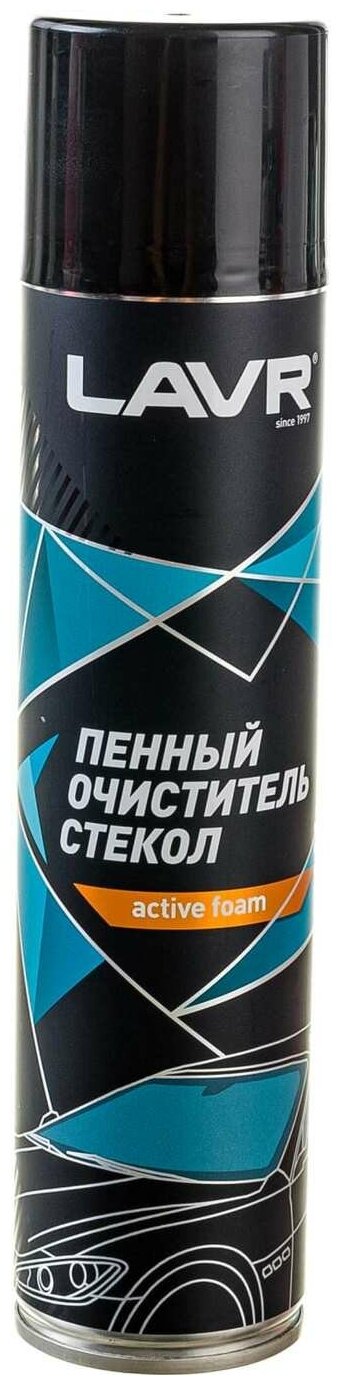 Очиститель для автостёкол LAVR Active foam Ln1621, 0.4 л