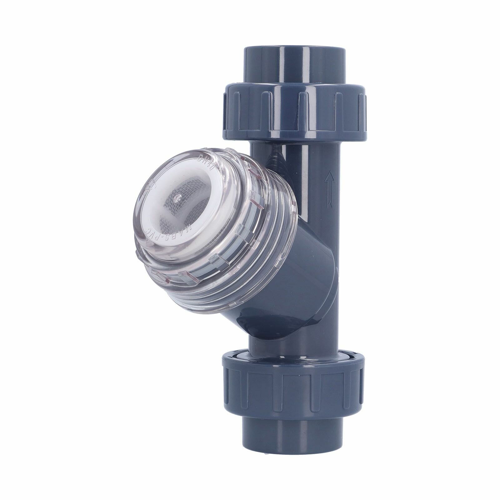 Y-тип фильтровальный нержавеющий стальной ситечатый фильтр 40 мм PVC труба для водной обработки