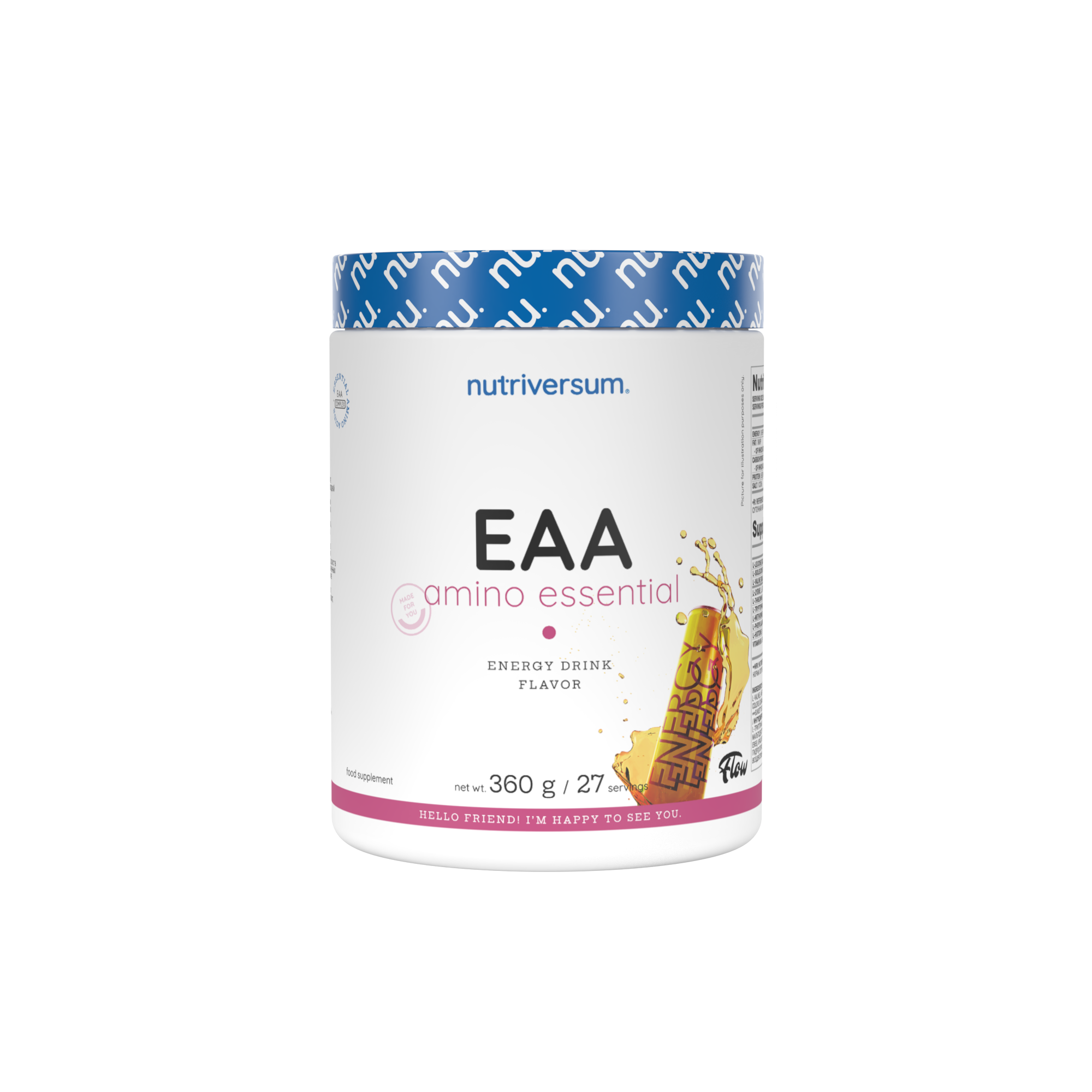 Nutriversum Essential Amino Acid EAA Аминокислоты 360 г со вкусом энергетика