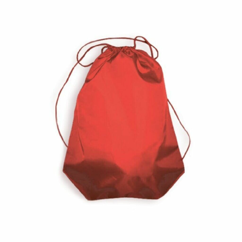 Мешок для обуви 1 отд, 460*380 "Однотонный, красный"