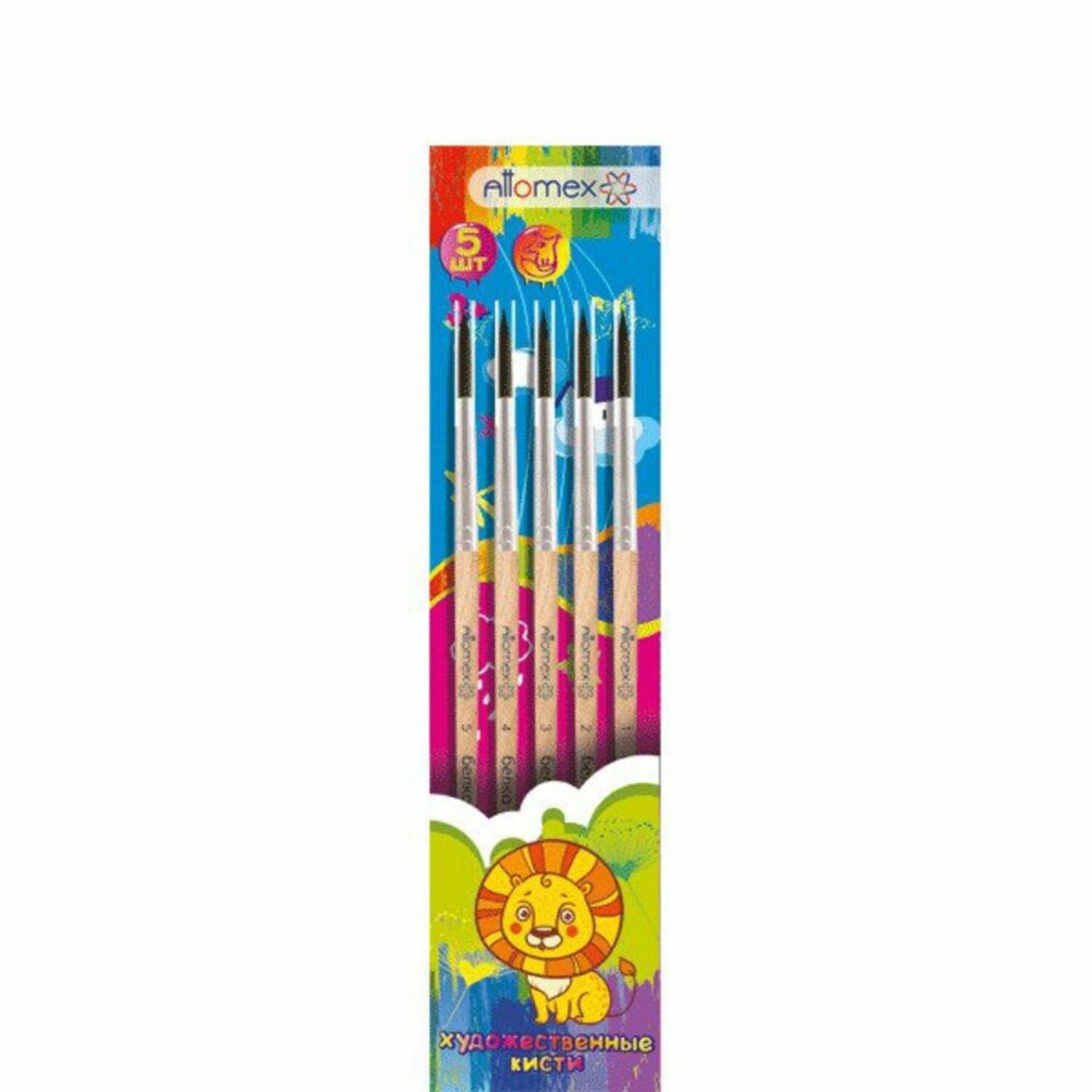 Набор кистей Белка 5шт. №1,2,3,4,5. Комплект из 2 наборов кистей