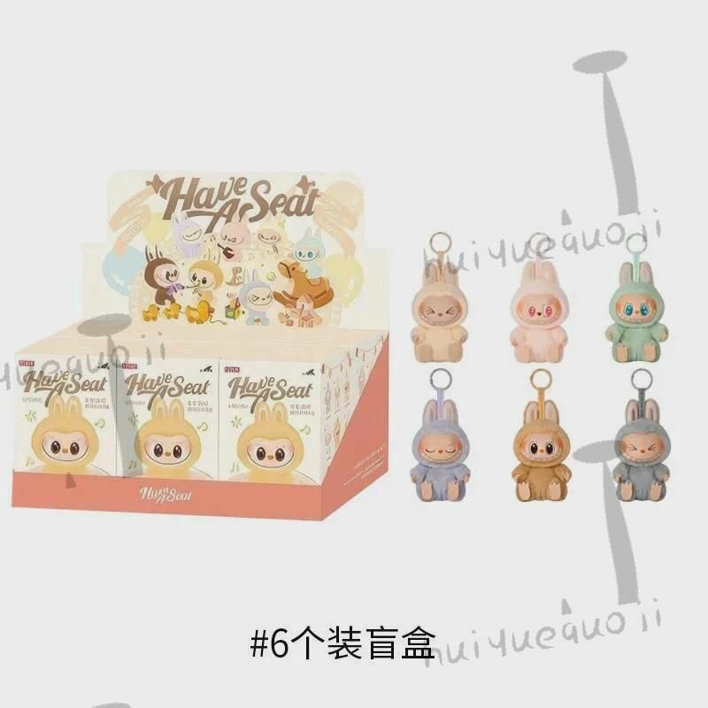 Labubu Tide Play Blind Box , лабубу игрушка, Набор из 6 штукOU