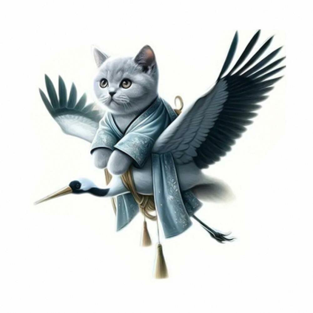 2д Акрил плоский Подвеска в виде кошки, Верховая езда, ведьма, ковбой-кот