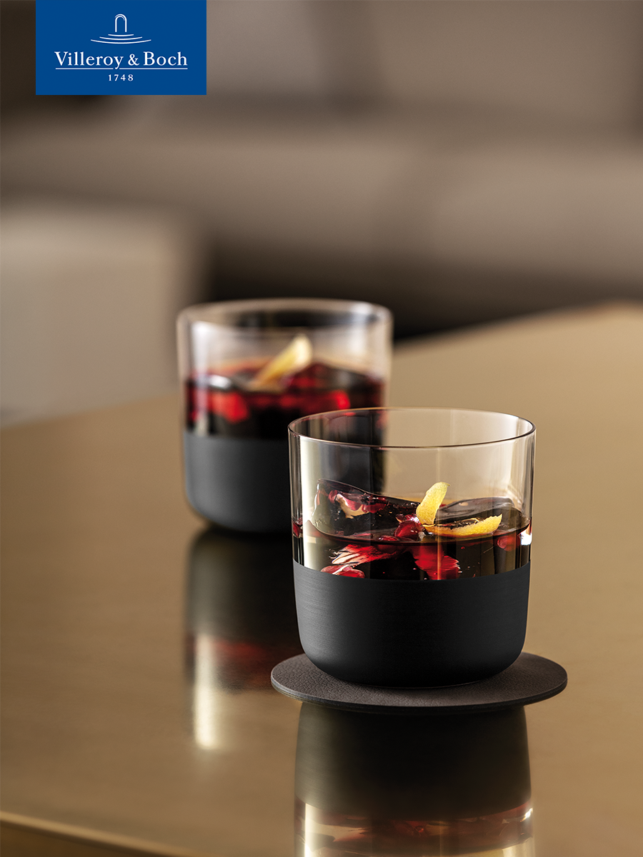 Набор стаканов для виски 4 шт, 250 мл, Manufacture Rock Whiskybecher, Villeroy & Boch, Хрустальное стекло