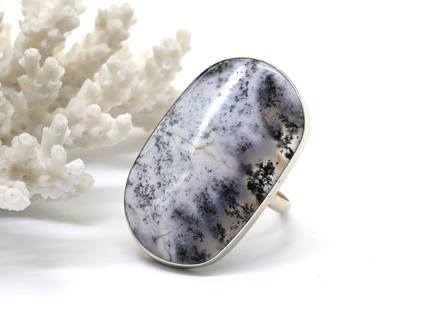 Кольцо, агат