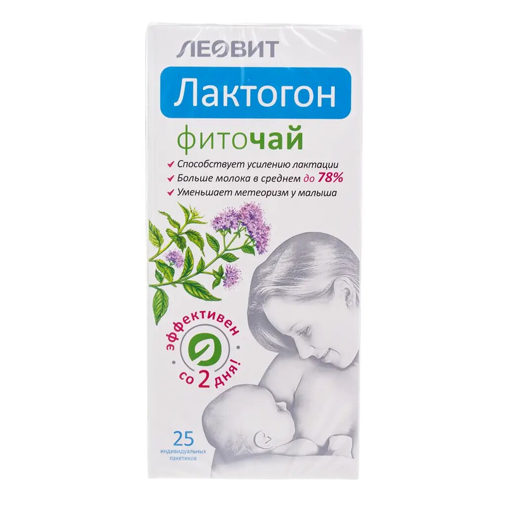 Леовит Фиточай Лактогон пакеты по 1,5 г 25 шт