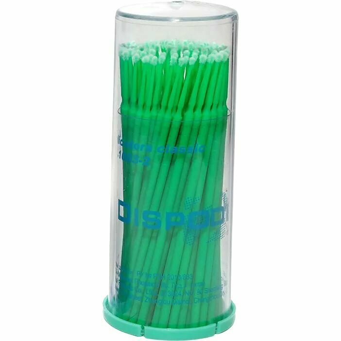 Аппликаторы Dispodent Classic FINE, для стоматологии и косметологии, одноразовые, 100 шт