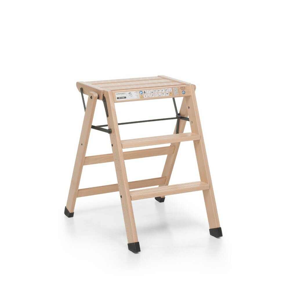 FOPPAPEDRETTI Деревянная стремянка TIALZO цвет Натуральный