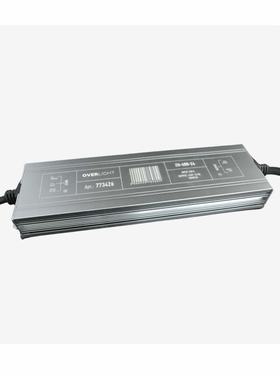 Блок питания 24В 400Вт 16.66А IP67