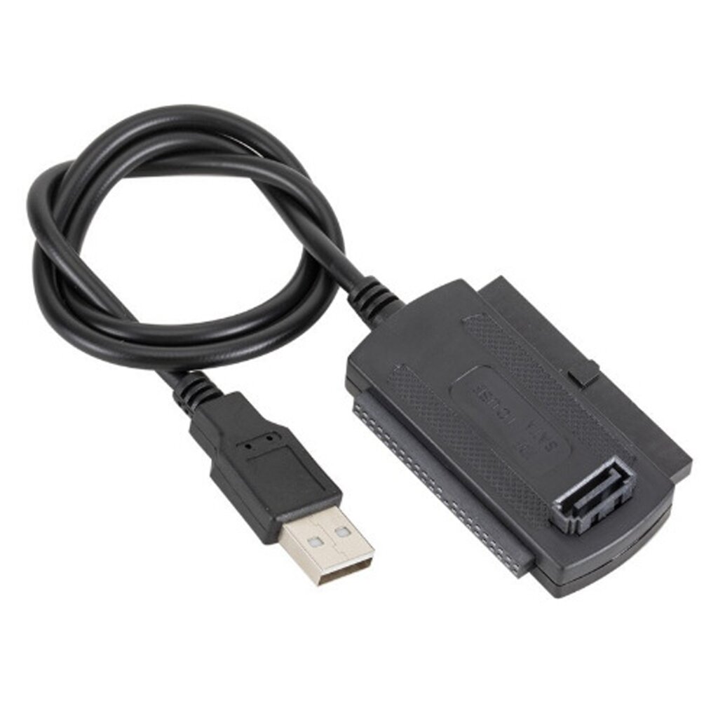 Кабель easy Drive "Три в одном" IDE / SATA к параллельному порту USB /последовательному порту-черный USB-кабель