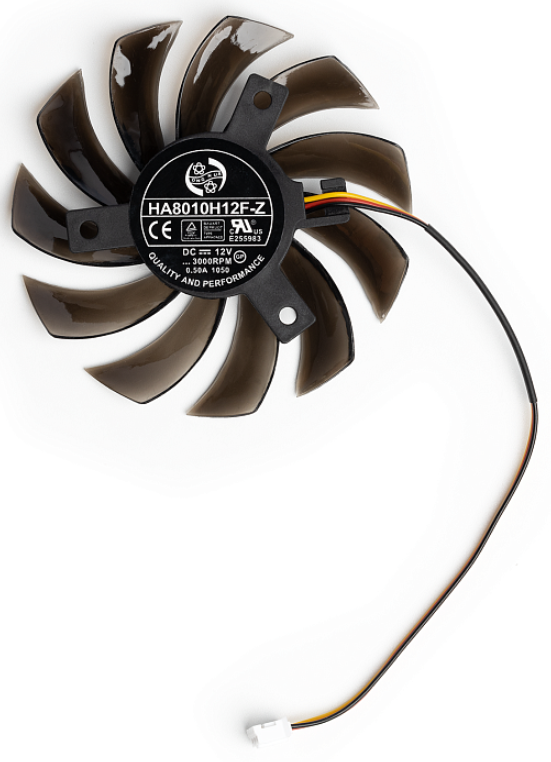 Вентилятор для видеокарты MSI, 3Pin , 75mm, S 40mm, HA8010H12F-Z