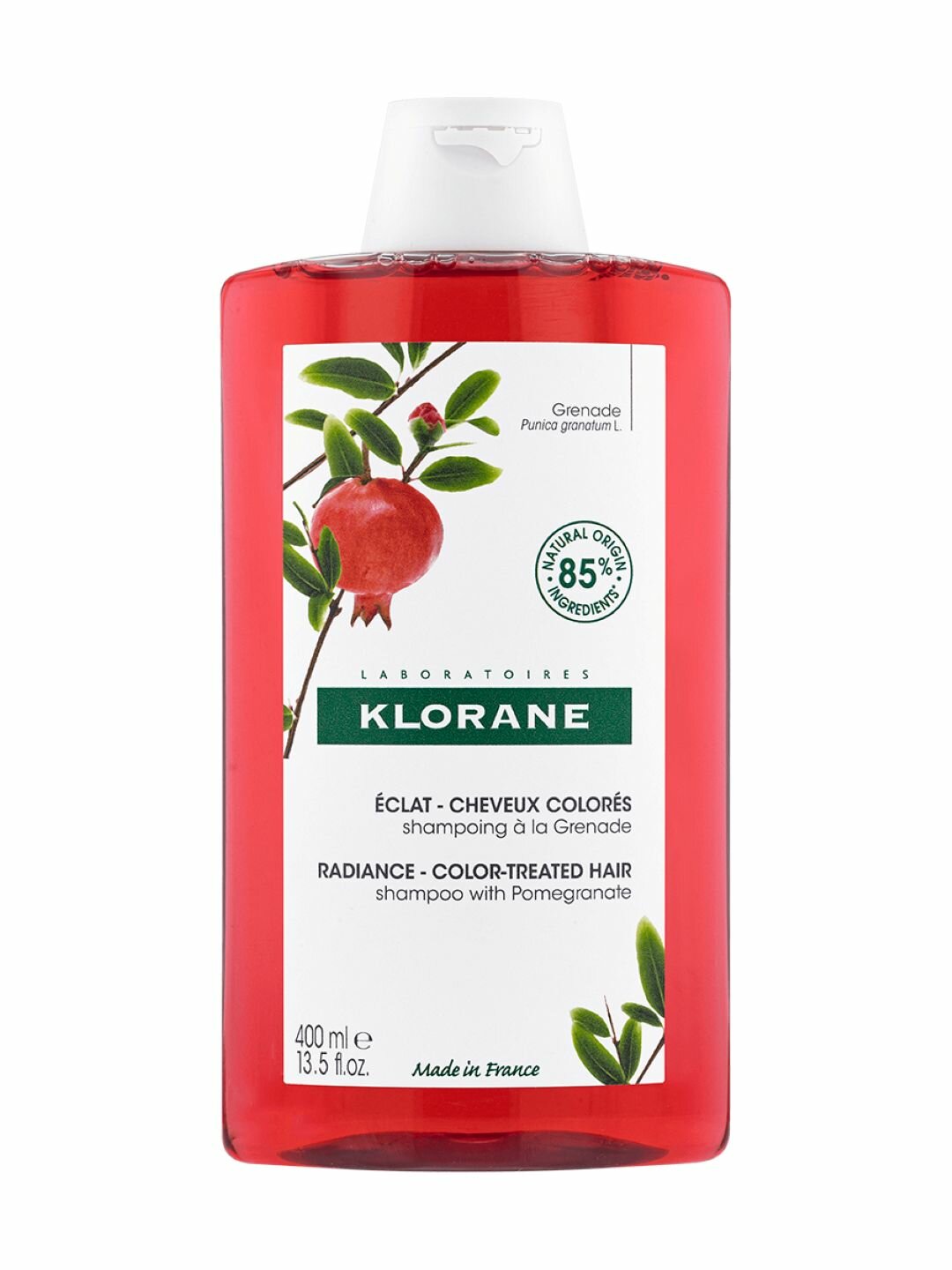 КЛОРАН Шампунь блеск цвета с Гранатом, 400 мл | KLORANE Shampoo with Pomegranate