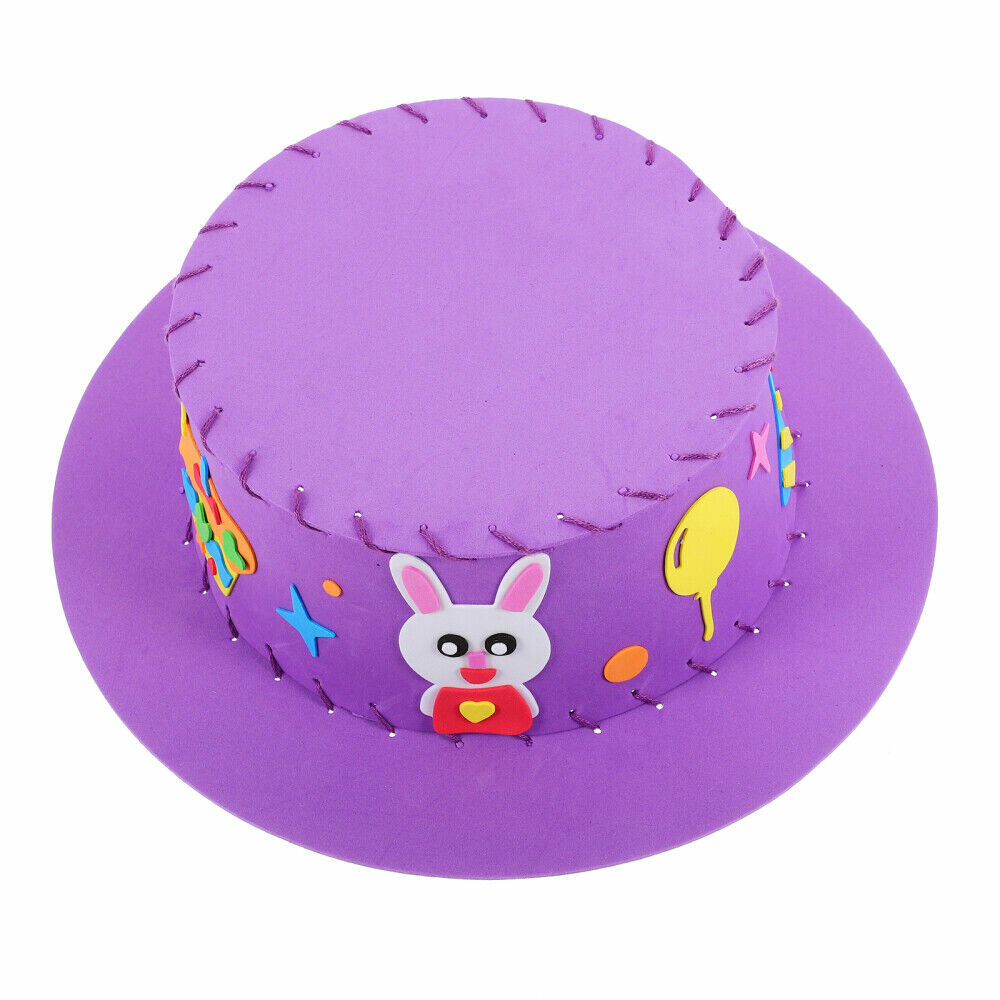 Комплекта DIY Материал для шляпы своими руками Принадлежности для шляп для детского сада Изготовление шляп