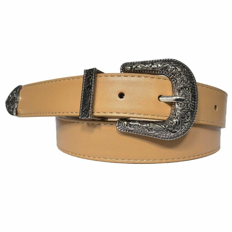 Пояс с цепью и леопардовым принтом