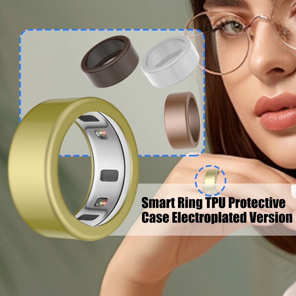 Аудиоаксессуары+Подходит для защитного чехла Oura Ring 4 smart ring 2024-черный-L