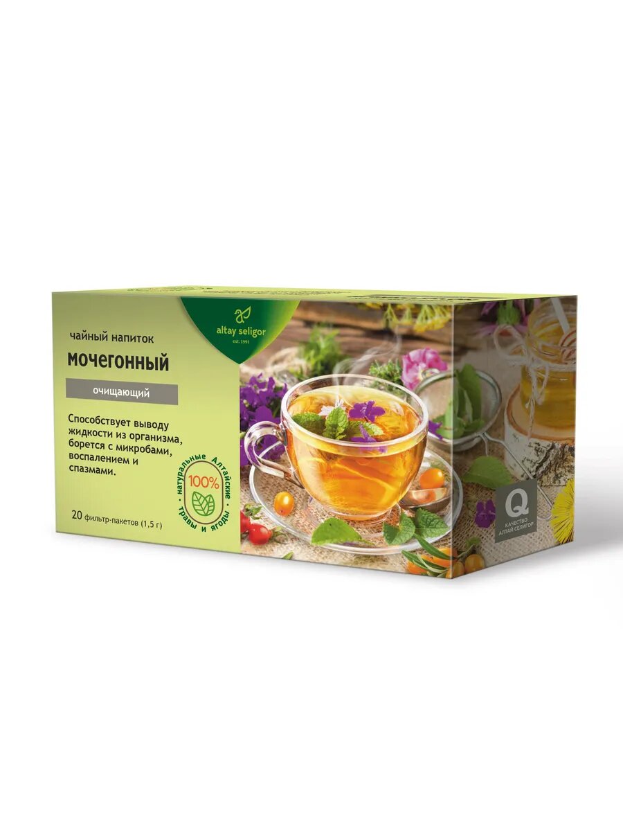 Чайный напиток Мочегонный Алтай-Селигор 20 пакетиков