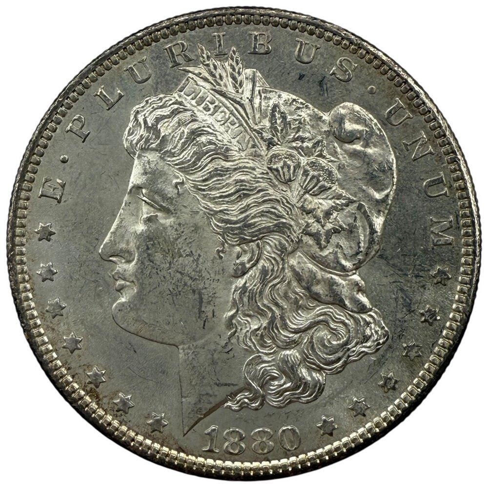 США 1 доллар 1880 г. (Доллар Моргана) (S) (Лот №2)