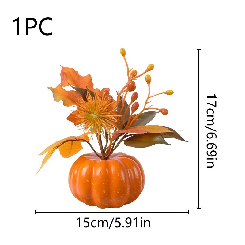 Имитация тыквы из пластика для Хэллоуина 23676