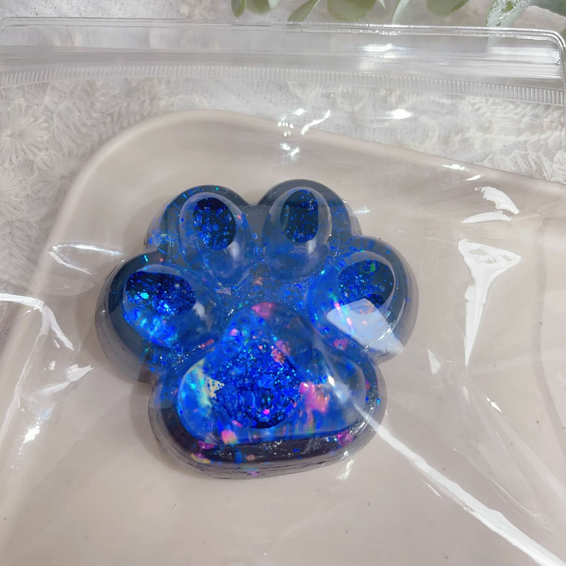 Игрушка антистресс для рук Таба Сквиш Кошачья лапка котика для детей/ Набор 1pcs