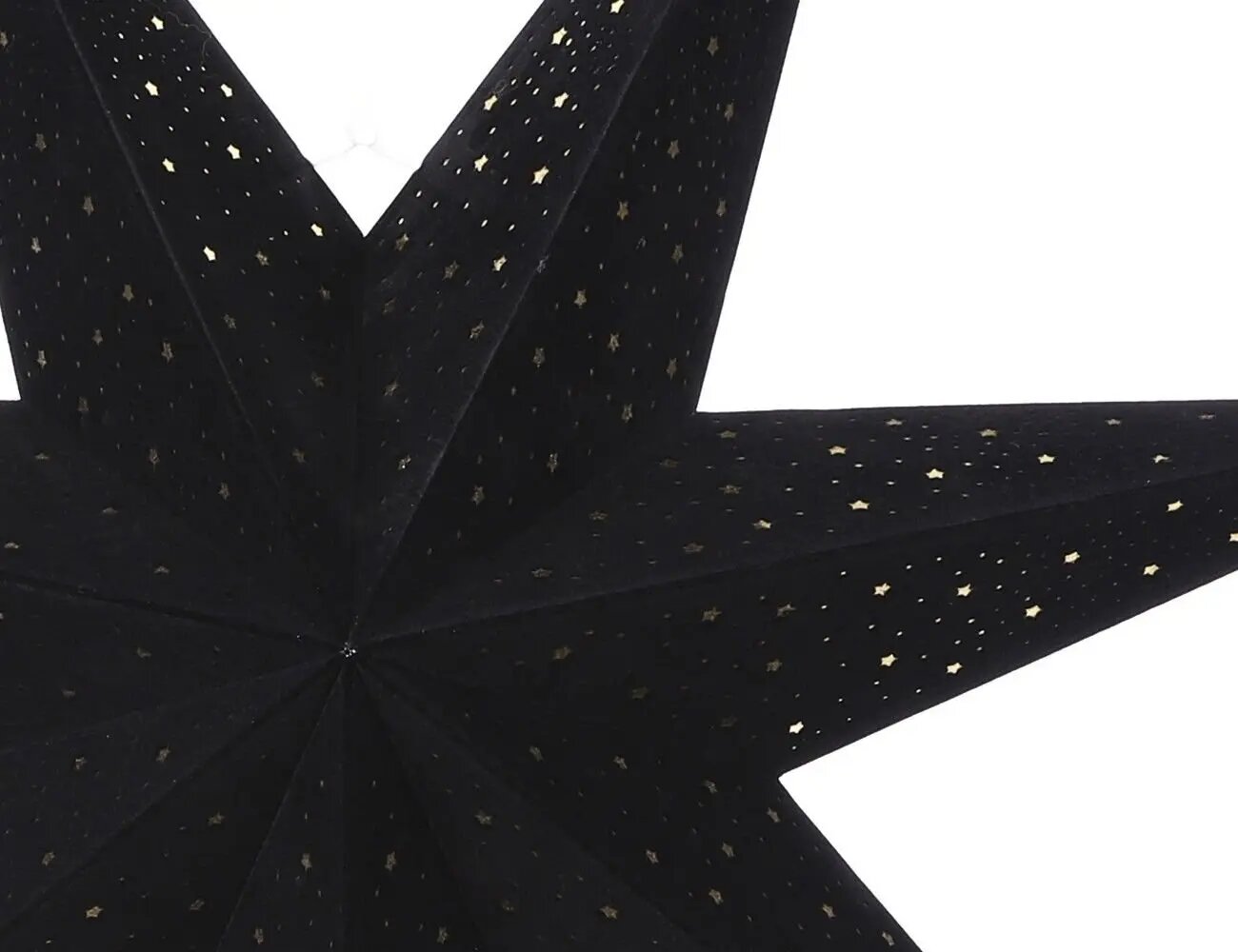 Подвесная бумажная звезда изарра, чёрная, 75 см, Edelman