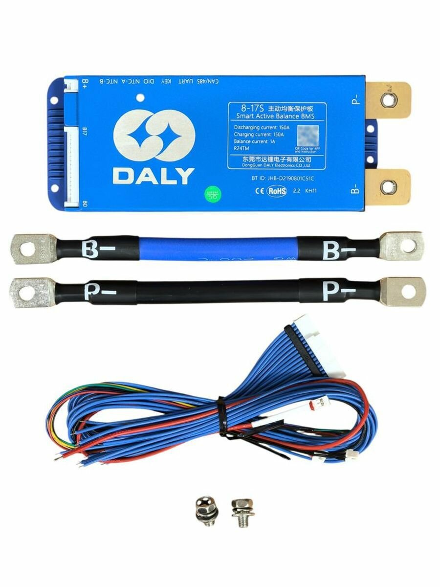 Плата BMS DALY 8-17S 150А для Li-Ion, LiFePo4, LTO аккумуляторов