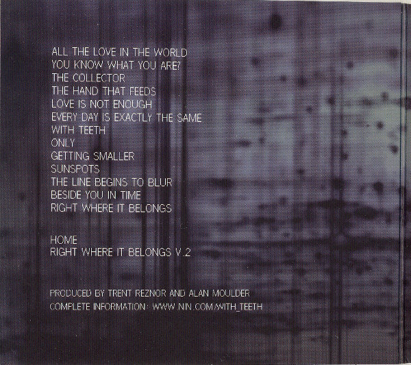 Диск Nine Inch Nails - With Teeth (UK Edition) (1 CD) — фото 1