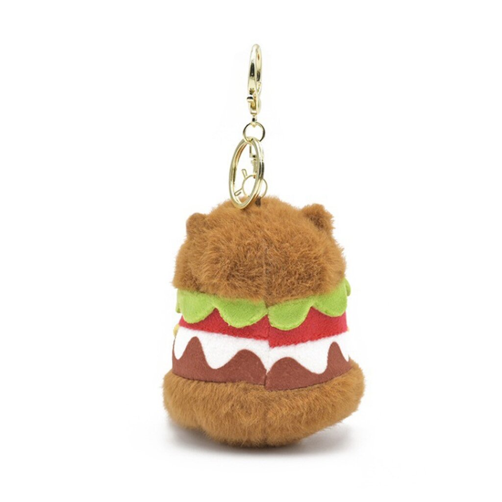 Брелок-Подвеска для Гамбургера Capibala в виде кросс-дрессинга - Темно-коричневый