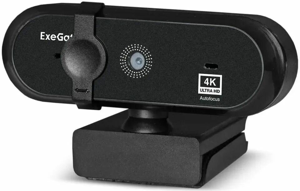 Web-камера ExeGate Веб-камера Stream HD 4000 4K UHD T-Tripod (4096x2160, USB 2.0, автоматическая фокусировка, встроенный микрофон, штатив)