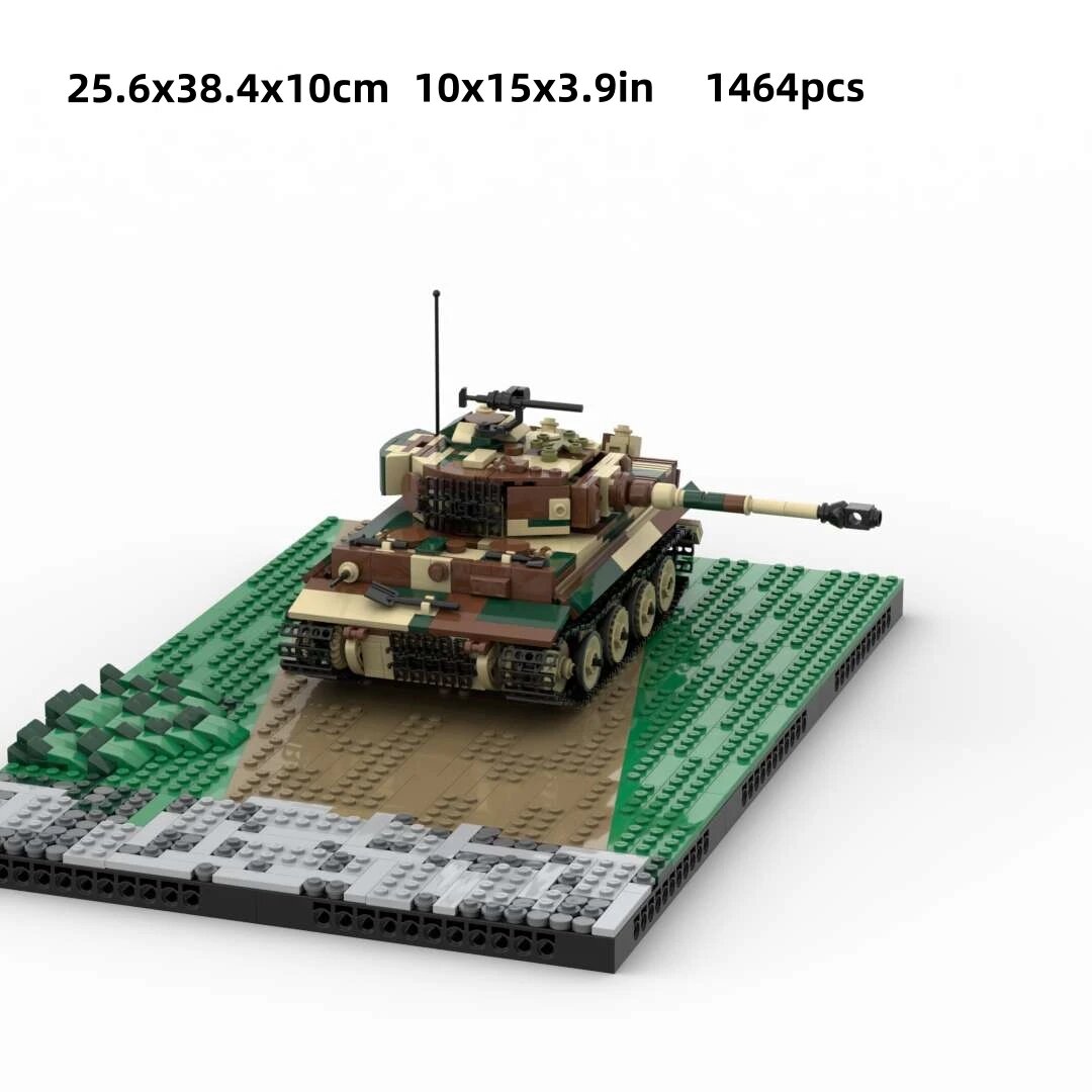 Конструктор танк Tiger 1464pcs, No Box