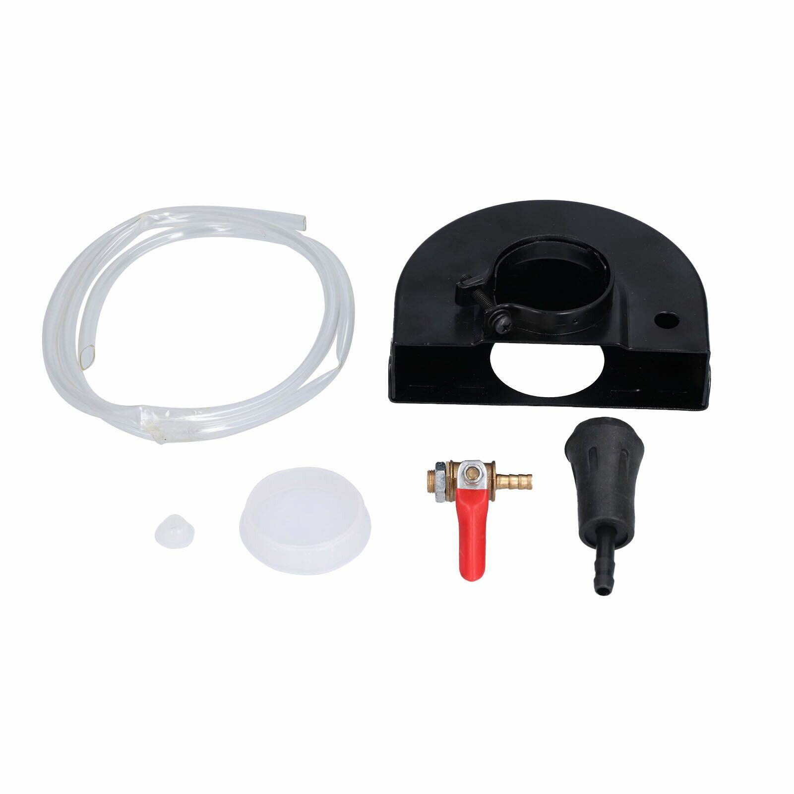 Пылезащитный чехол для угловой шлифовальной машины Регулируемый выпуск воды Пылезащитный кожух для шлифования поверхности с клапаном 1/4 дюйма