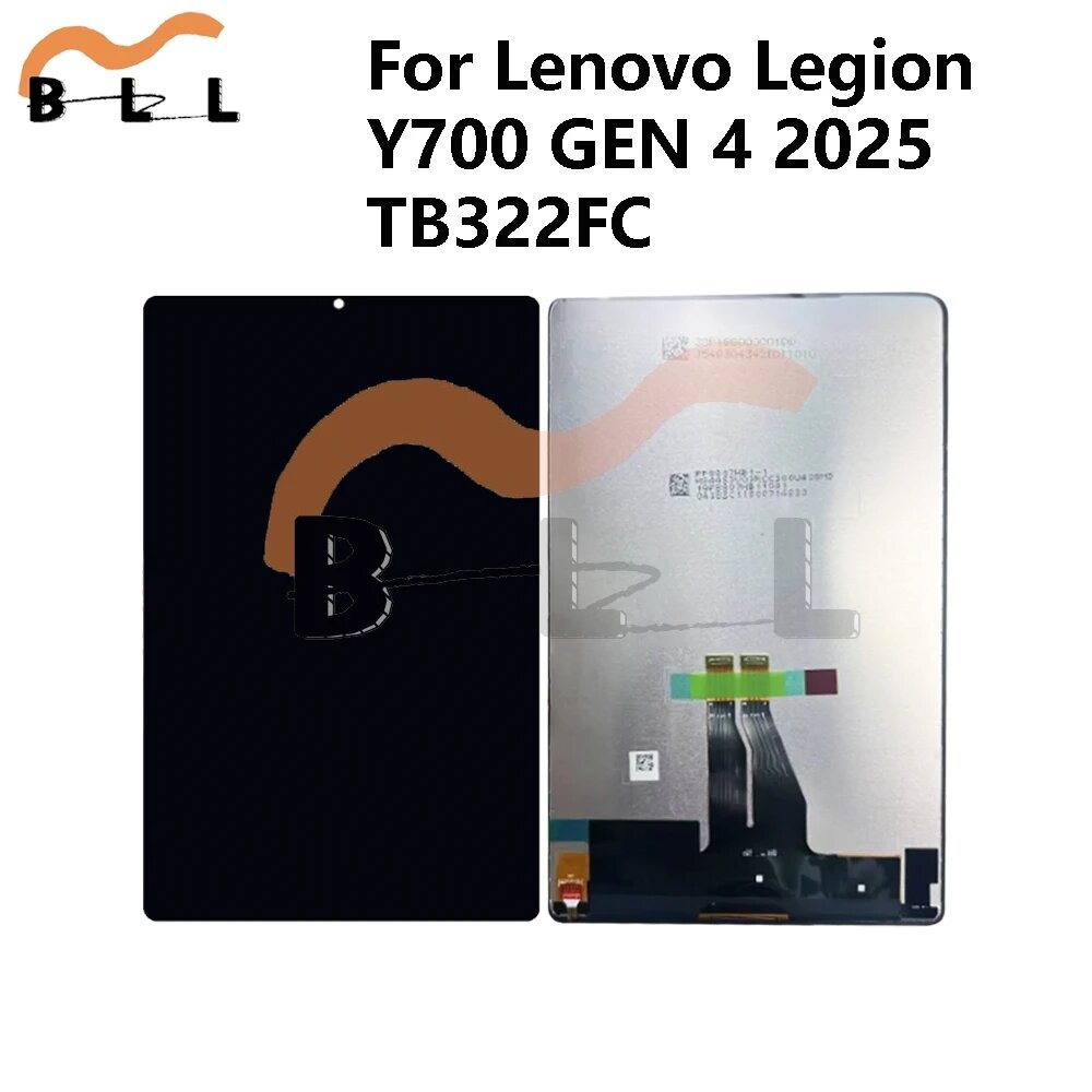 Для Lenovo Legion Y700 4-го поколения 4 2025 TB322FC ЖК-дисплей, дигитайзер сенсорного экрана, передняя стеклянная панель, полная сборка, запасные части