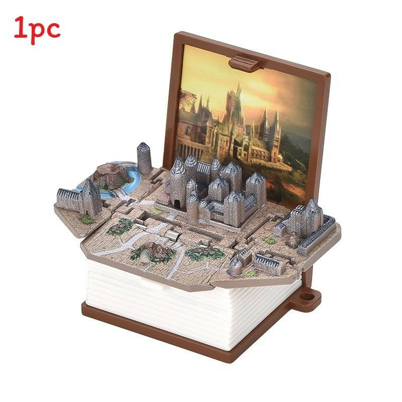 3d pop up scene toy book keychain with panda design for mind relaxation and gift for teens style 16