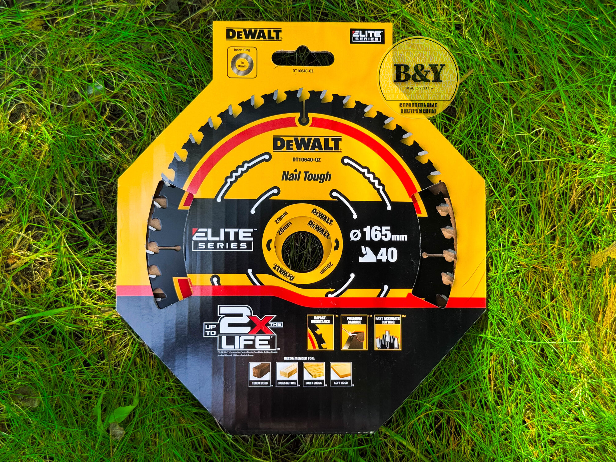 Пильный диск DEWALT EXTREME DT10640 165/20 мм 40 зубьев для дерева