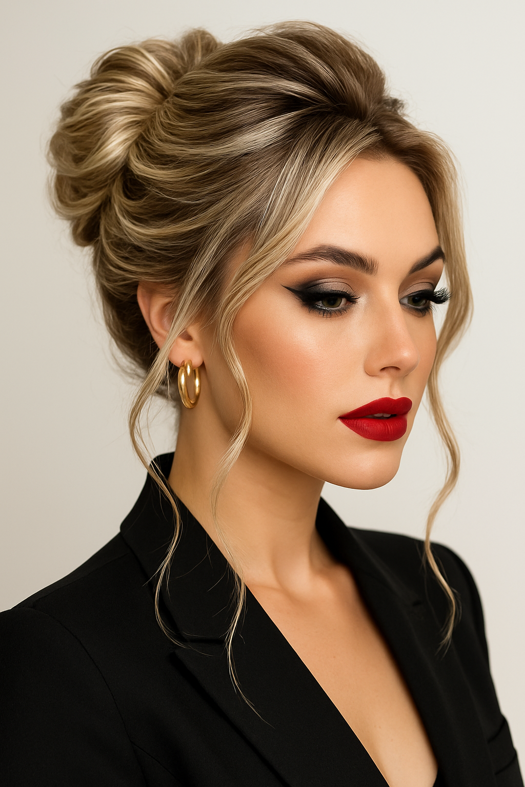 Шиньон резинка мелирование накладной пучок искусственный волос