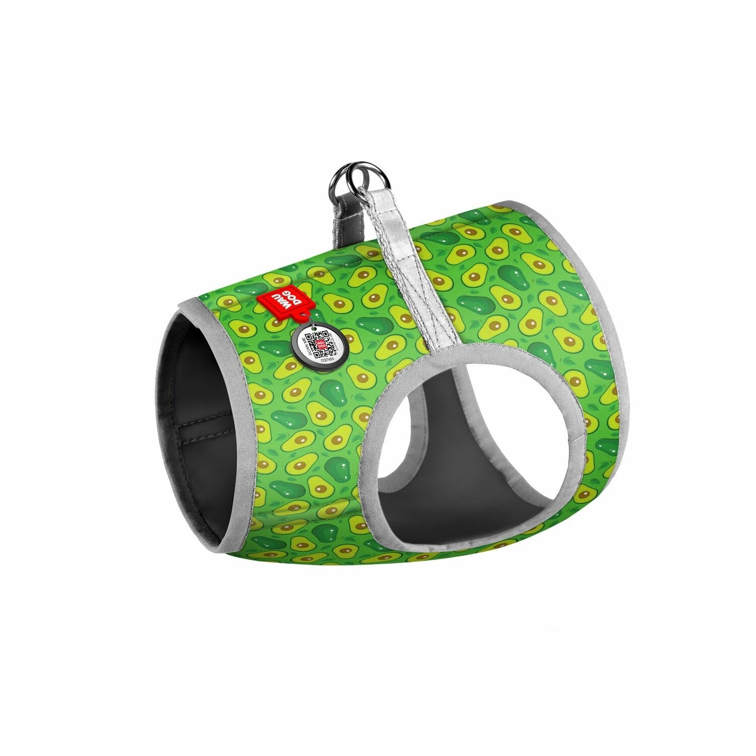 Мягкая шлейка WAUDOG "Авокадо" XS2 для собак мелких пород