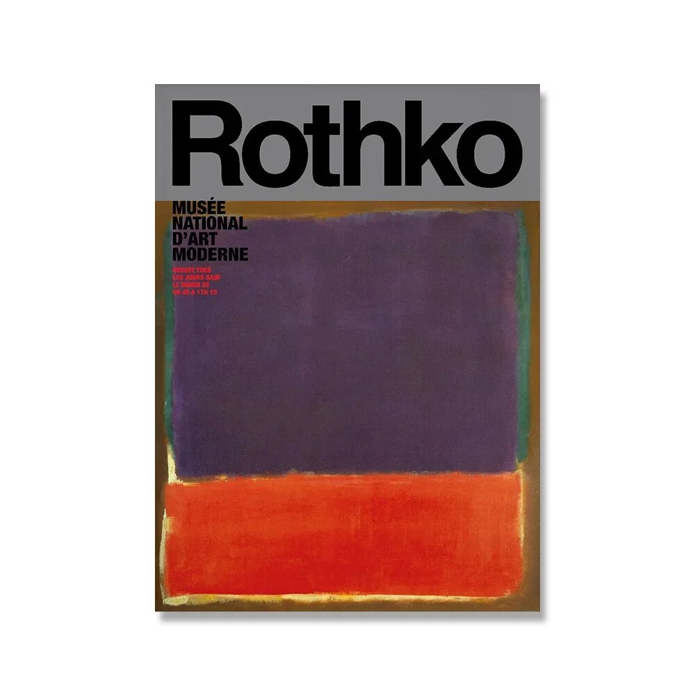 Постер Марк Ротко, абстракция, 30x40см, Picture 11