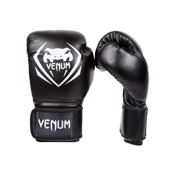 Боксерские перчатки Venum Contender Black (14 унций)