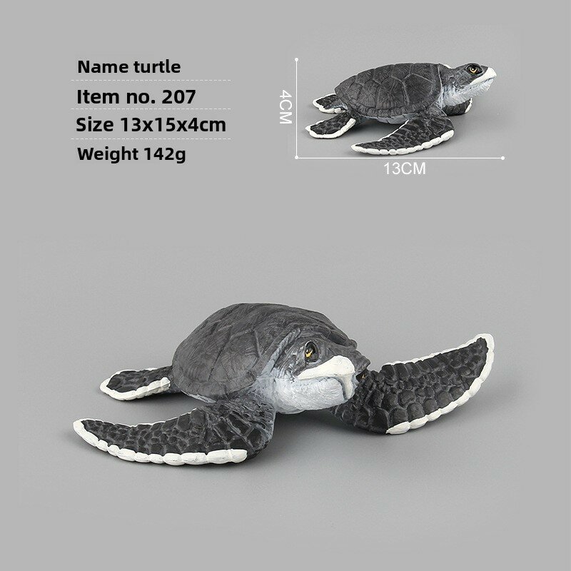 Marine life pvc модель осьминог морская черепаха краб аквариум экспонат для коллекционеров морской животное черепаха