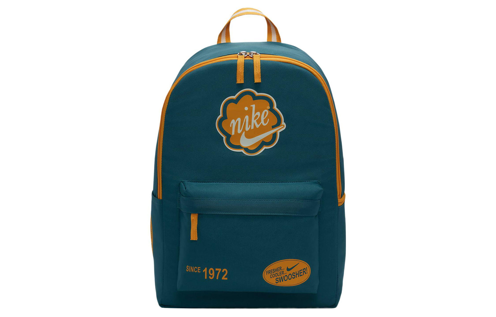 Рюкзак тканевый унисекс Nike Regular Crystal Cave Water Duck Cyan/Sundial Yellow, turquoise