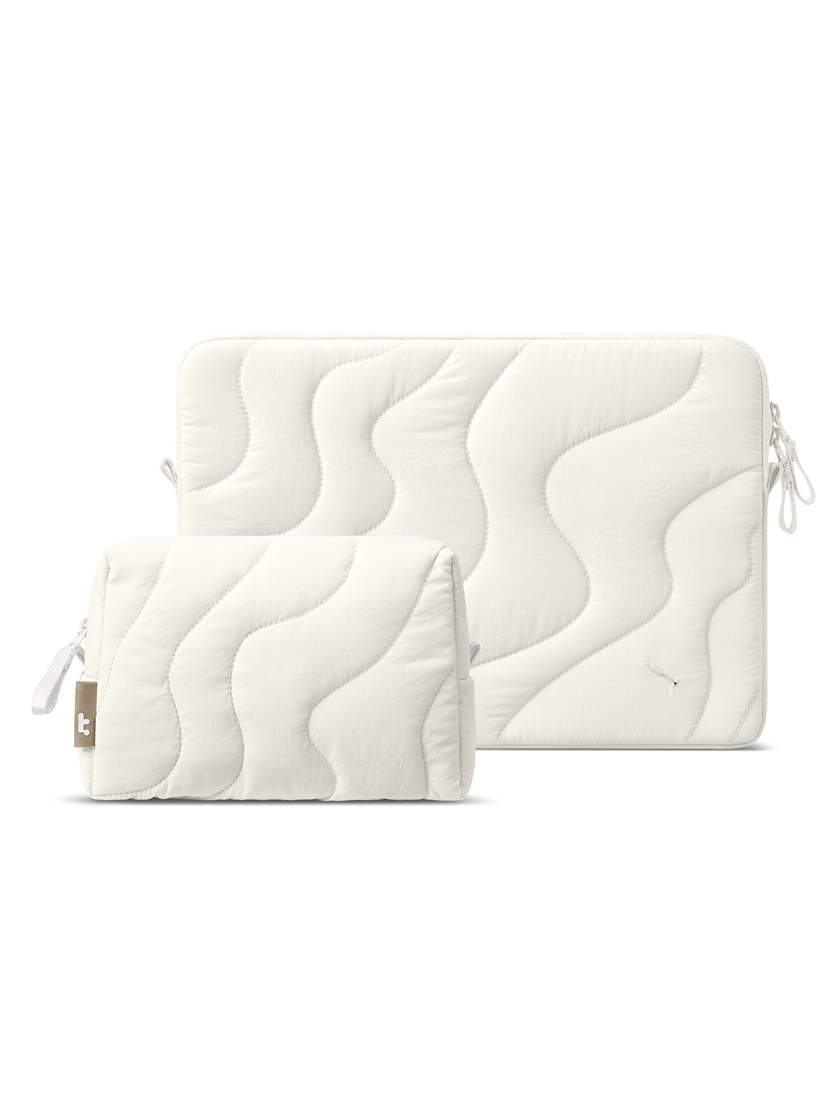 Чехол Tomtoc для ноутбука 14", Terra-A27 с сумкой для аксессуаров 2в1, белый