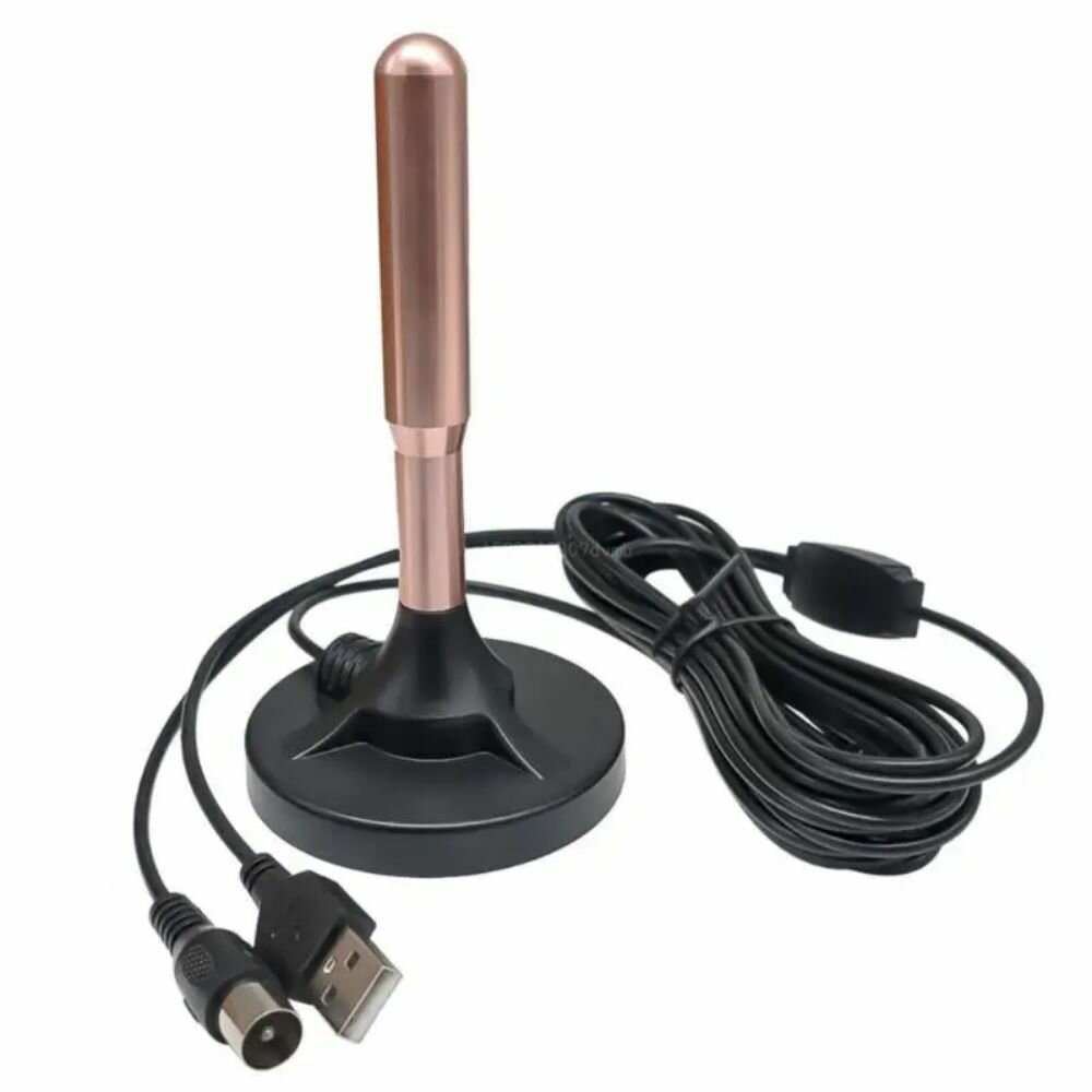 Телевизионные антенны с высоким коэффициентом усиления. Портативные цифровые HDTV-антенны для помещений и улицы с 16-футовым коаксиальным кабелем и магнитным основанием.