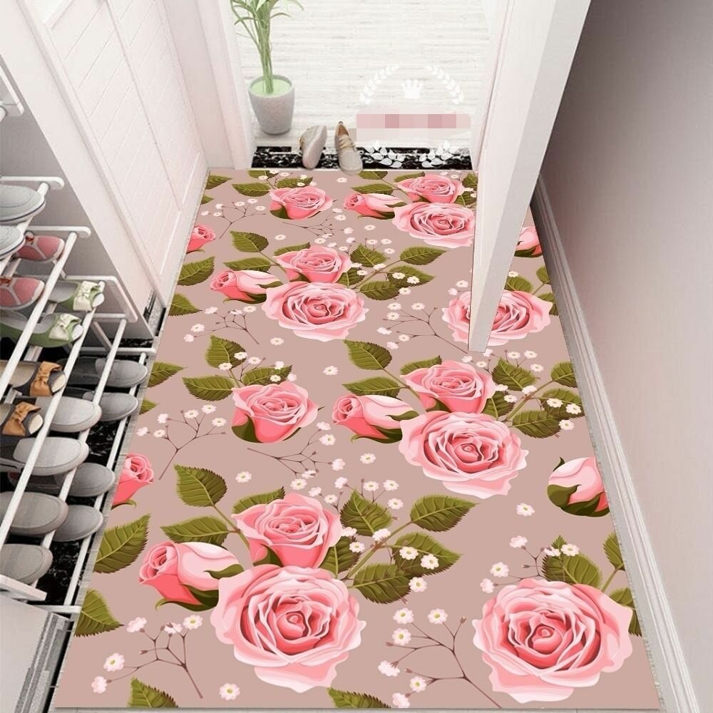 Стильный ковер с современным принтом для гостиной и спальни