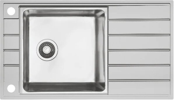 Мойка кухонная Seaman Eco Roma SMR-8650A металлическая, 86x50, прямоугольная, мойка для кухни, с крылом, российская