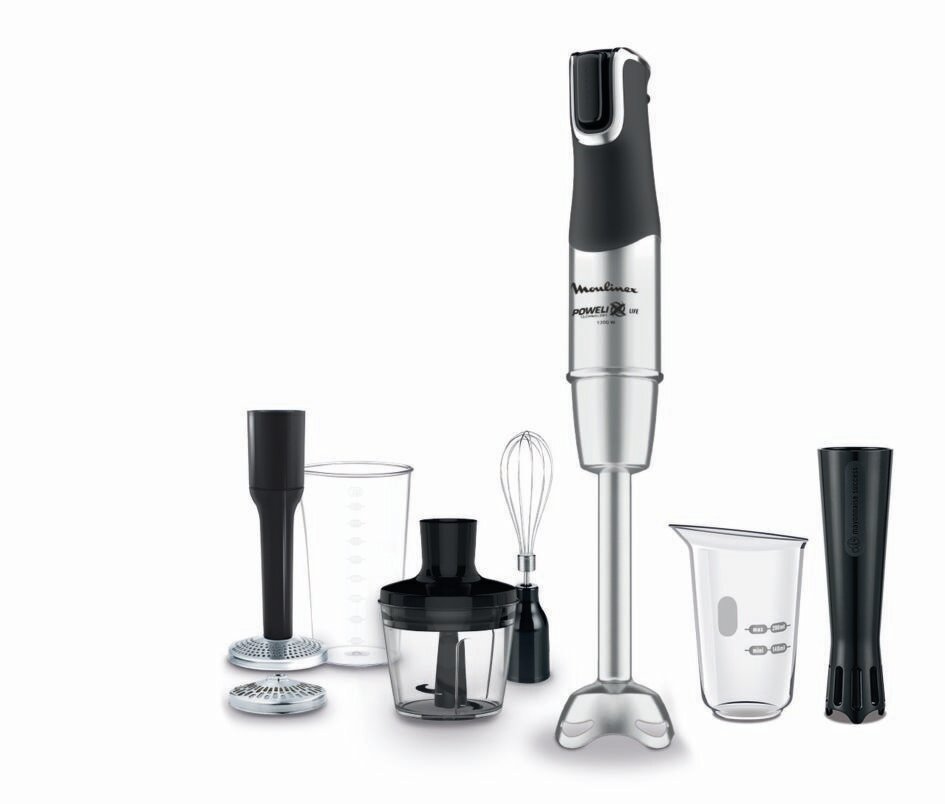 Погружной блендер Moulinex DD95KD10 InfinyForce, 1200W, 5 насадок