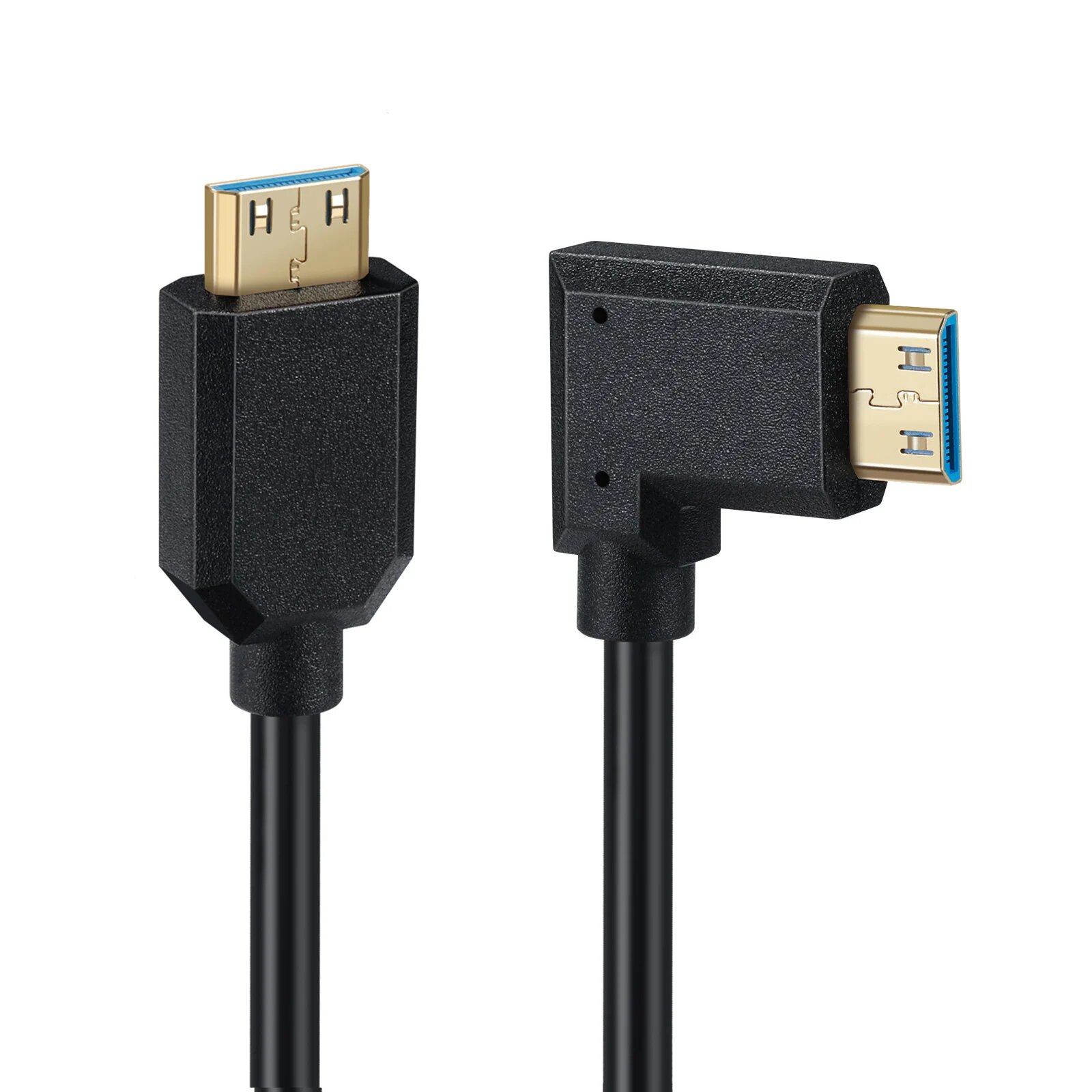 ERE Мини HDMI - HDMI кабель 0,3 м Left Angle